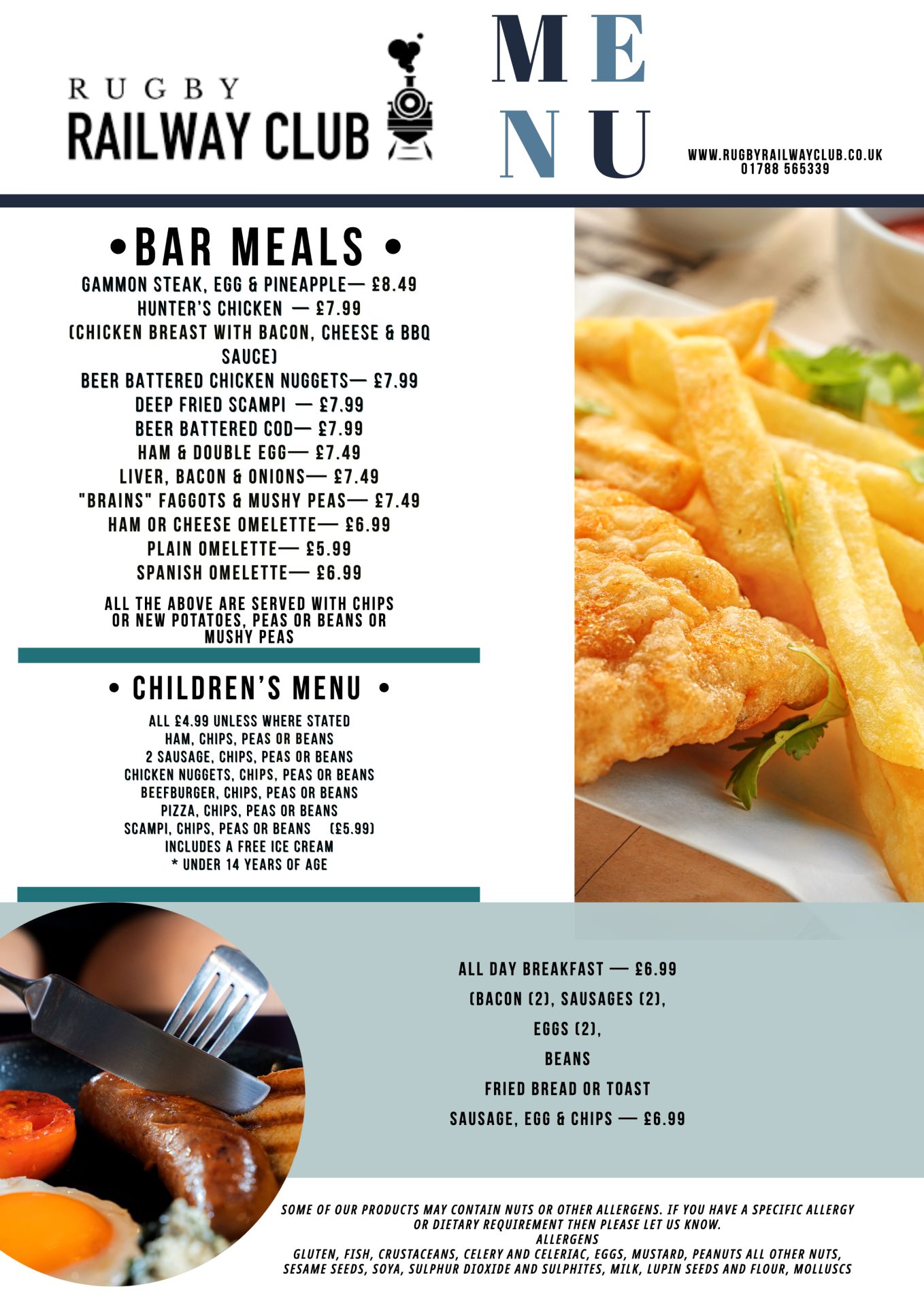 Restaurant - Rugby Railway Club