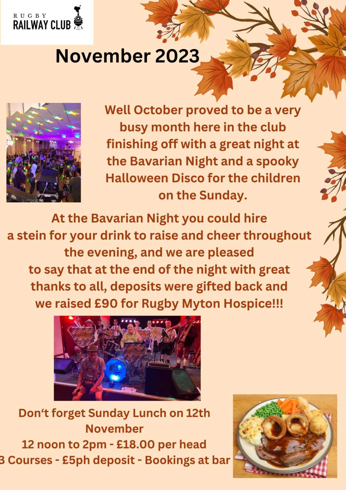 Railway club news - Rugby Railway Club